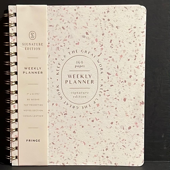 Fringe Studio | Office | Nondated Weekly Planner Confettiterrazzo Print ...